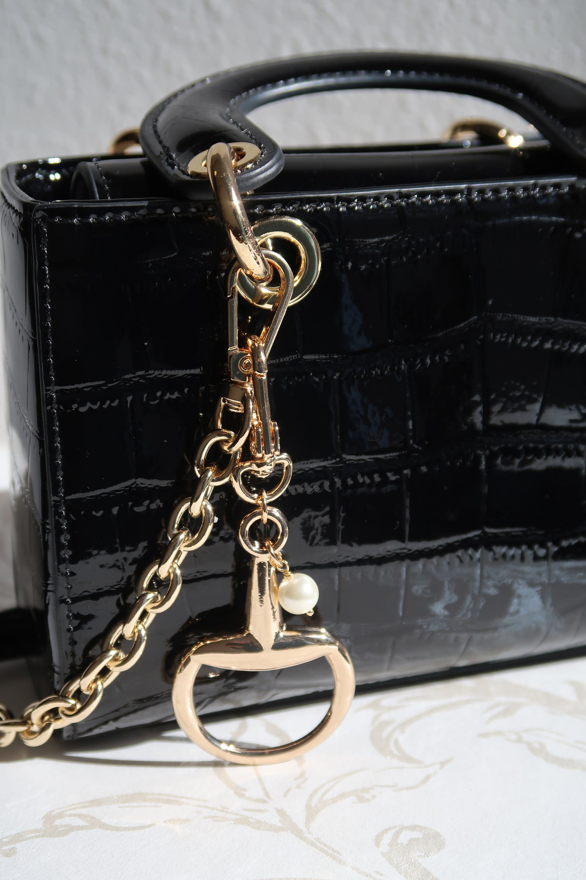 The Golden Grace Horse Bit Bag Charm – KC Chic Designs