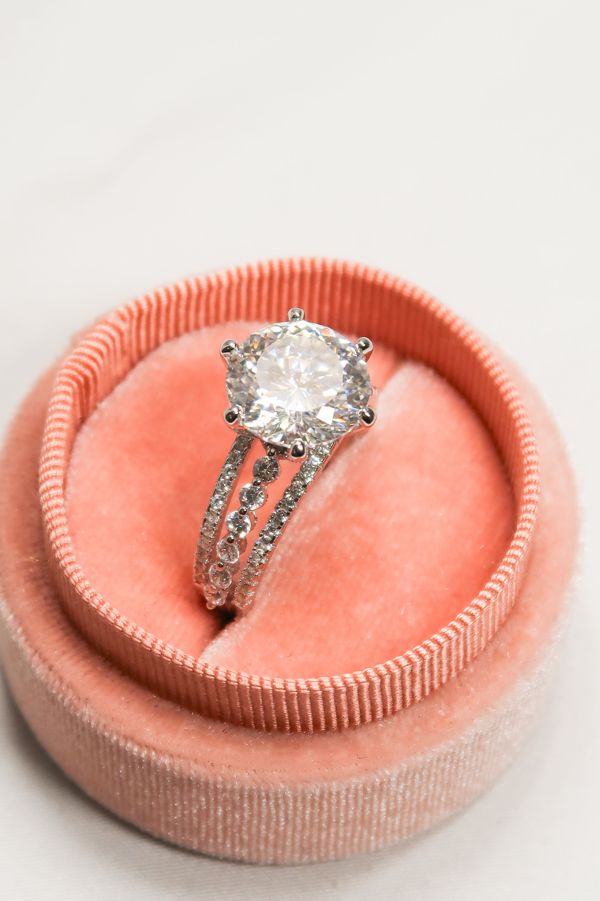 Envy 5 Carat.925 Sterling Silver Moissanite Ring – KC Chic Designs
