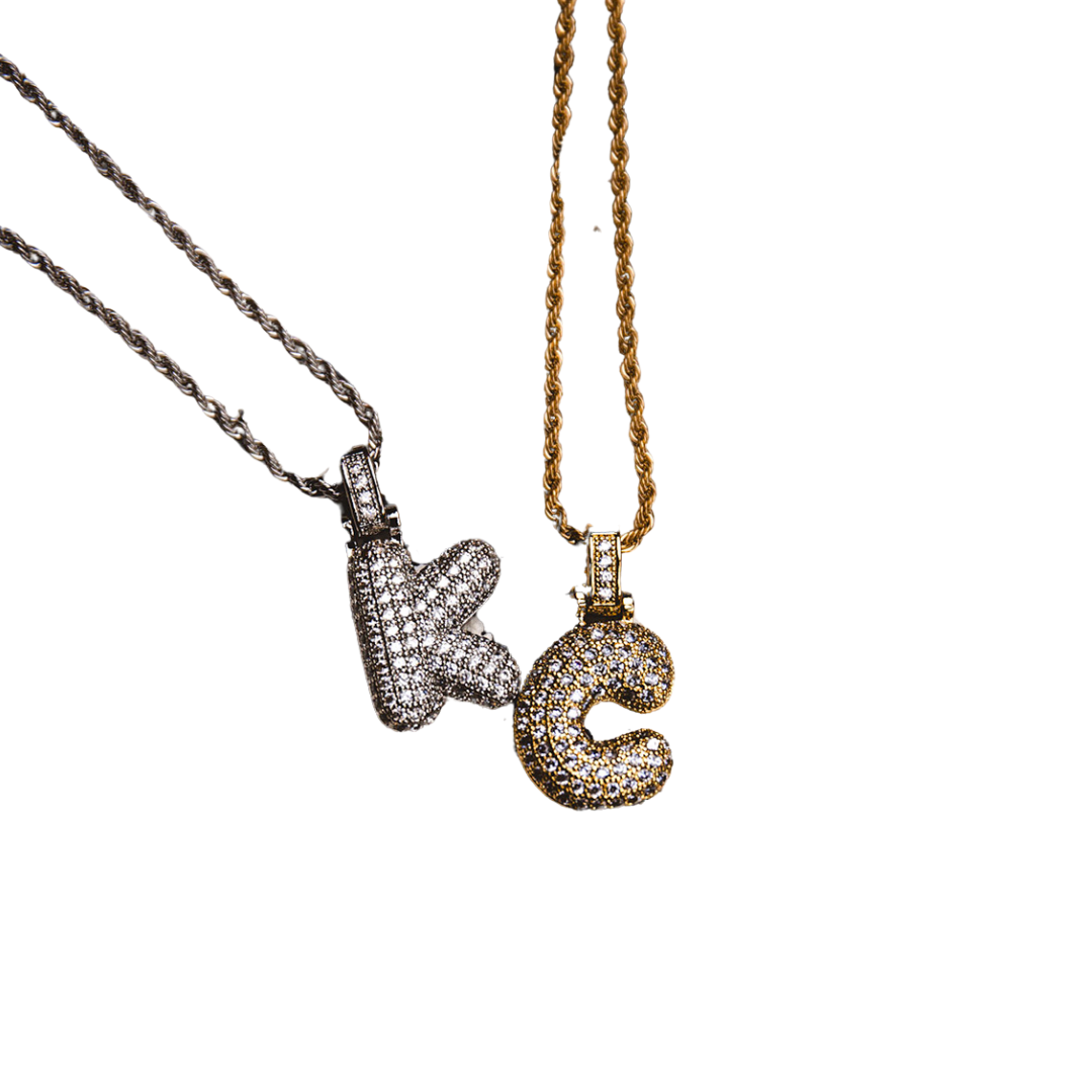 Girly Pop 316L Stainless Steel Initial Necklace – KC Chic Designs